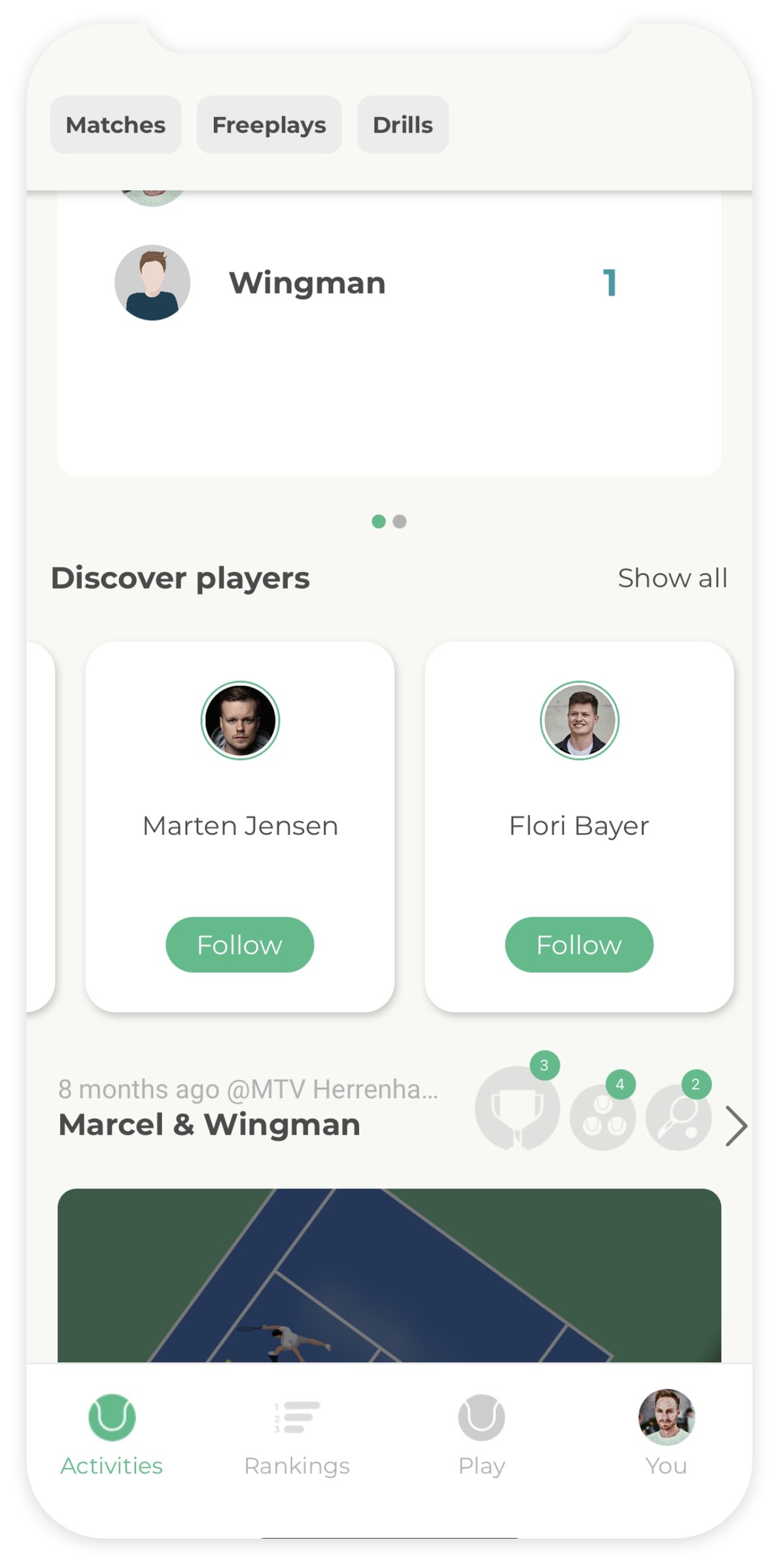 How do I find other players on Wingfield?